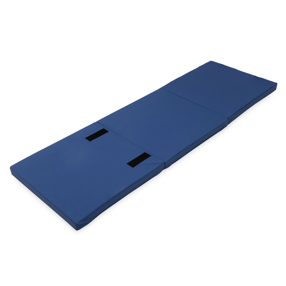 Foldable Crash Mat with Fastening Straps – High Density Foam Safety Mat ...