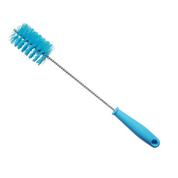 Hygiene Twisted Stainless Steel Wire Brush with Grip Blue 435x50mm