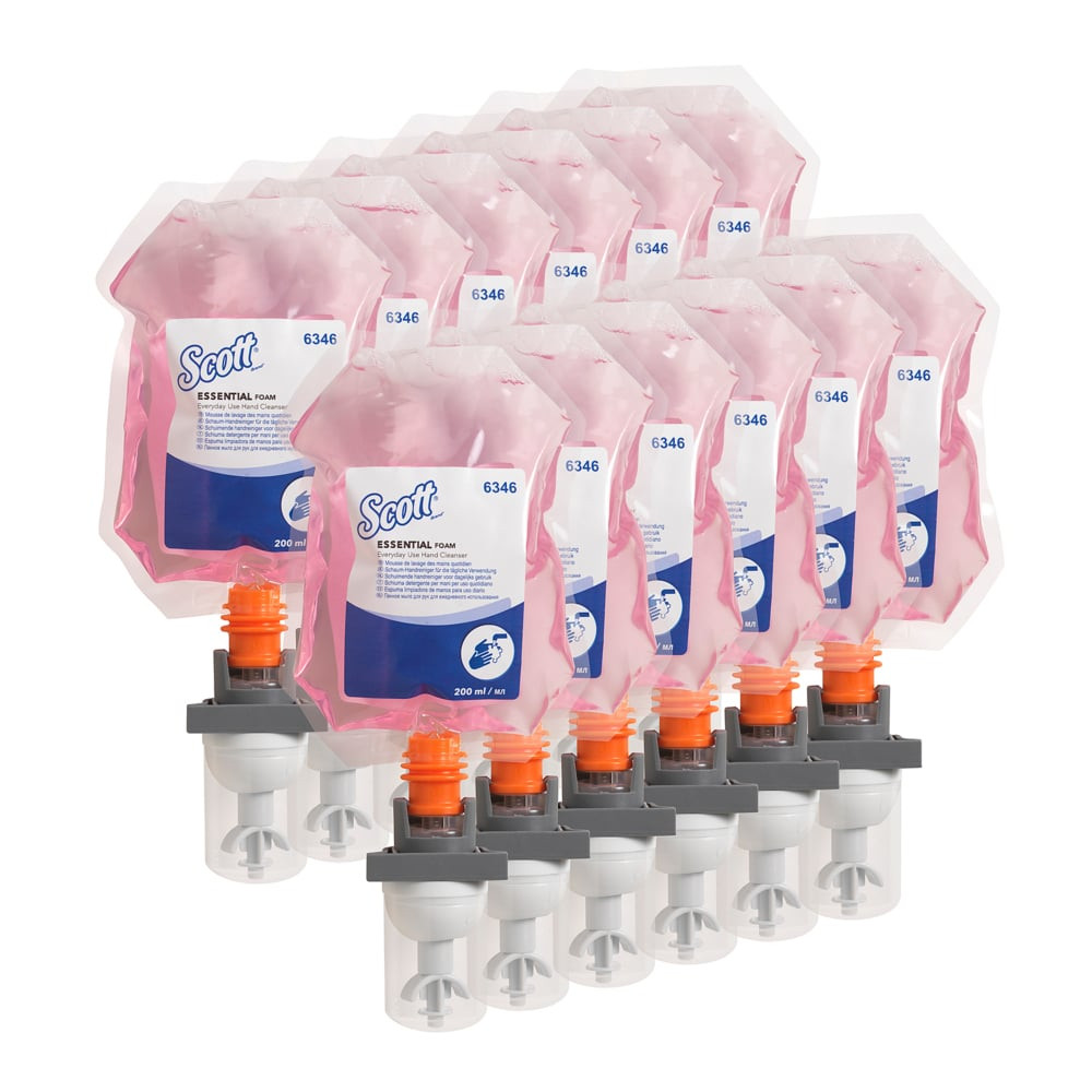Scott Essential Foaming Hand Wash 200ml – 12 Pack | Efficient & Gentle ...