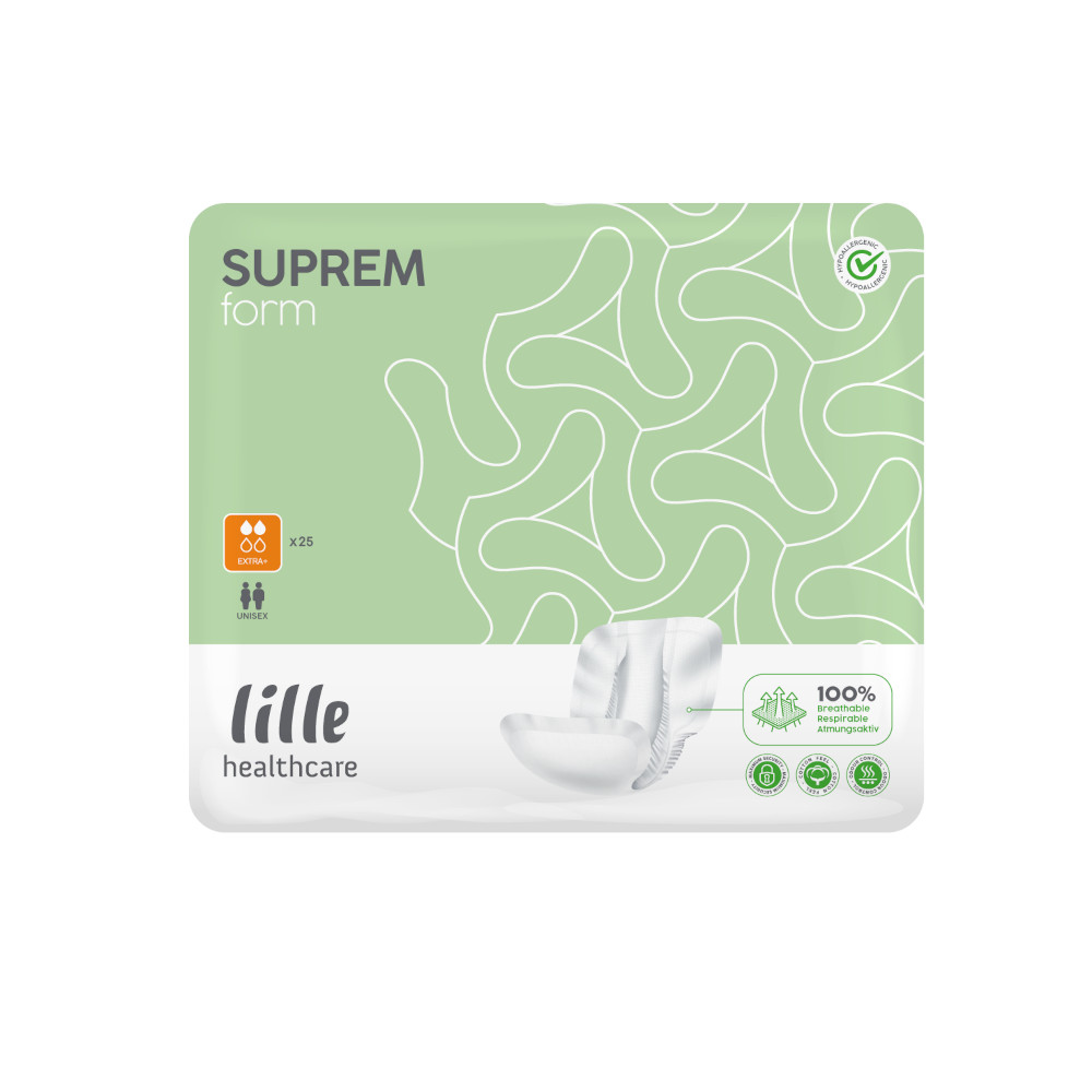 Lille Suprem Form Extra Plus Pads – 2230ml Absorbency, Large Shaped ...
