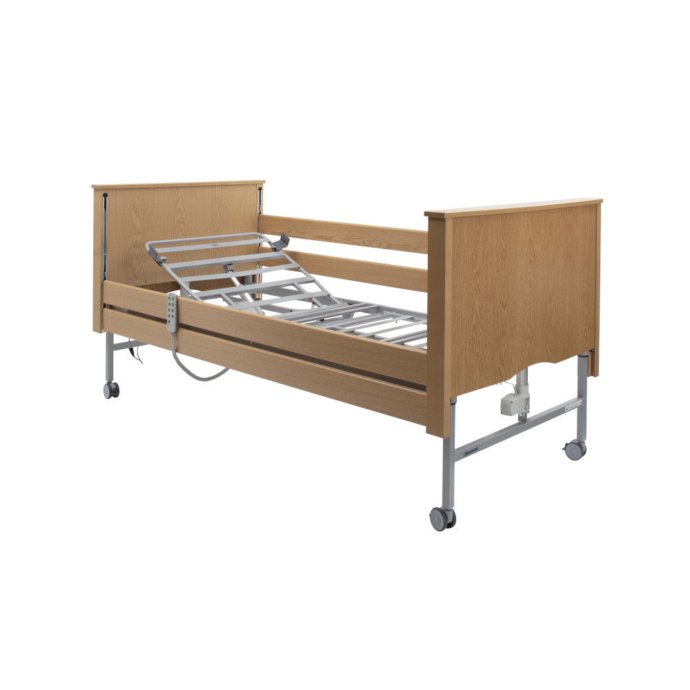 Bradshaw 2 Standard Electric Profiling Bed - Light Oak | Adjustable ...