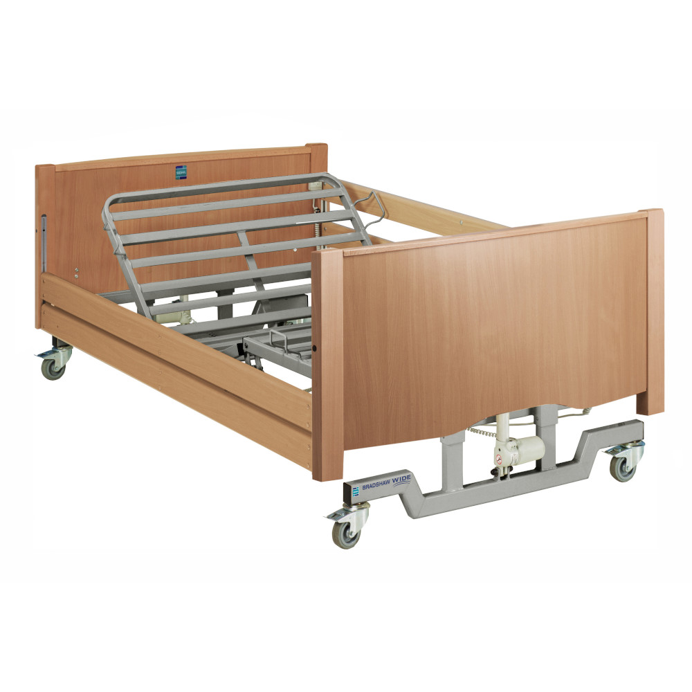 Bradshaw Wide Electric Profiling Bed – Light Oak | Extra-Wide ...