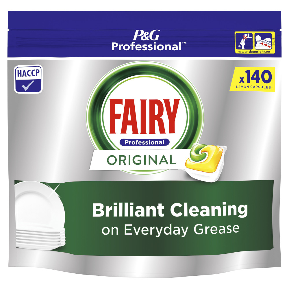 Fairy Pro All In One Lemon Dishwasher Tablets 2x140 – Powerful ...