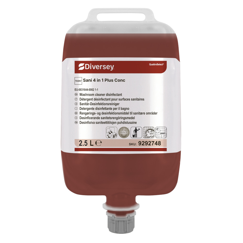 Taski Sani 4in1 Plus Concentrate QS 2.5lt Cartridge for Quattro Select ...